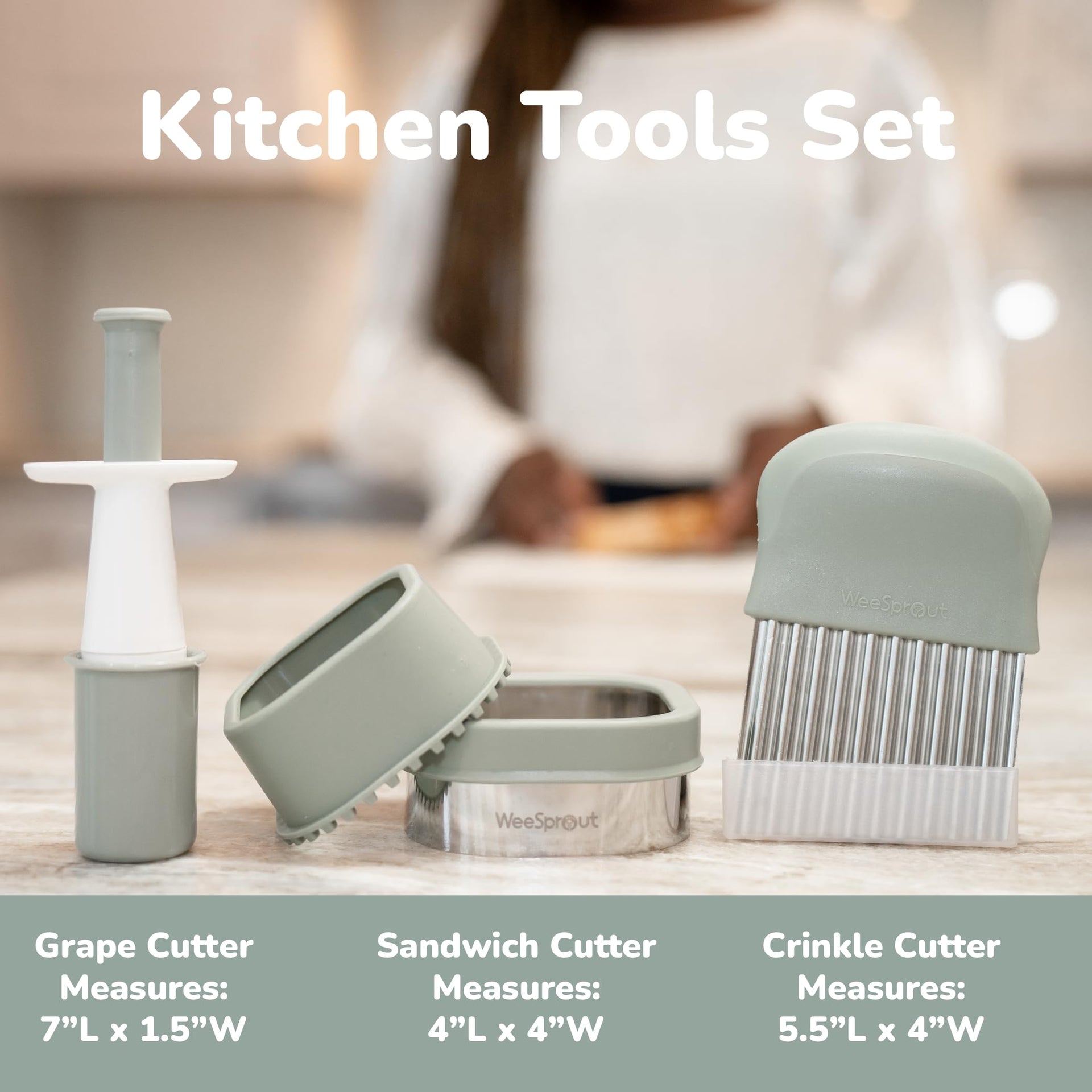 WeeSprout | Kitchen Tools Set Baby Led Weaning Prep Kit | 3 Piece ...