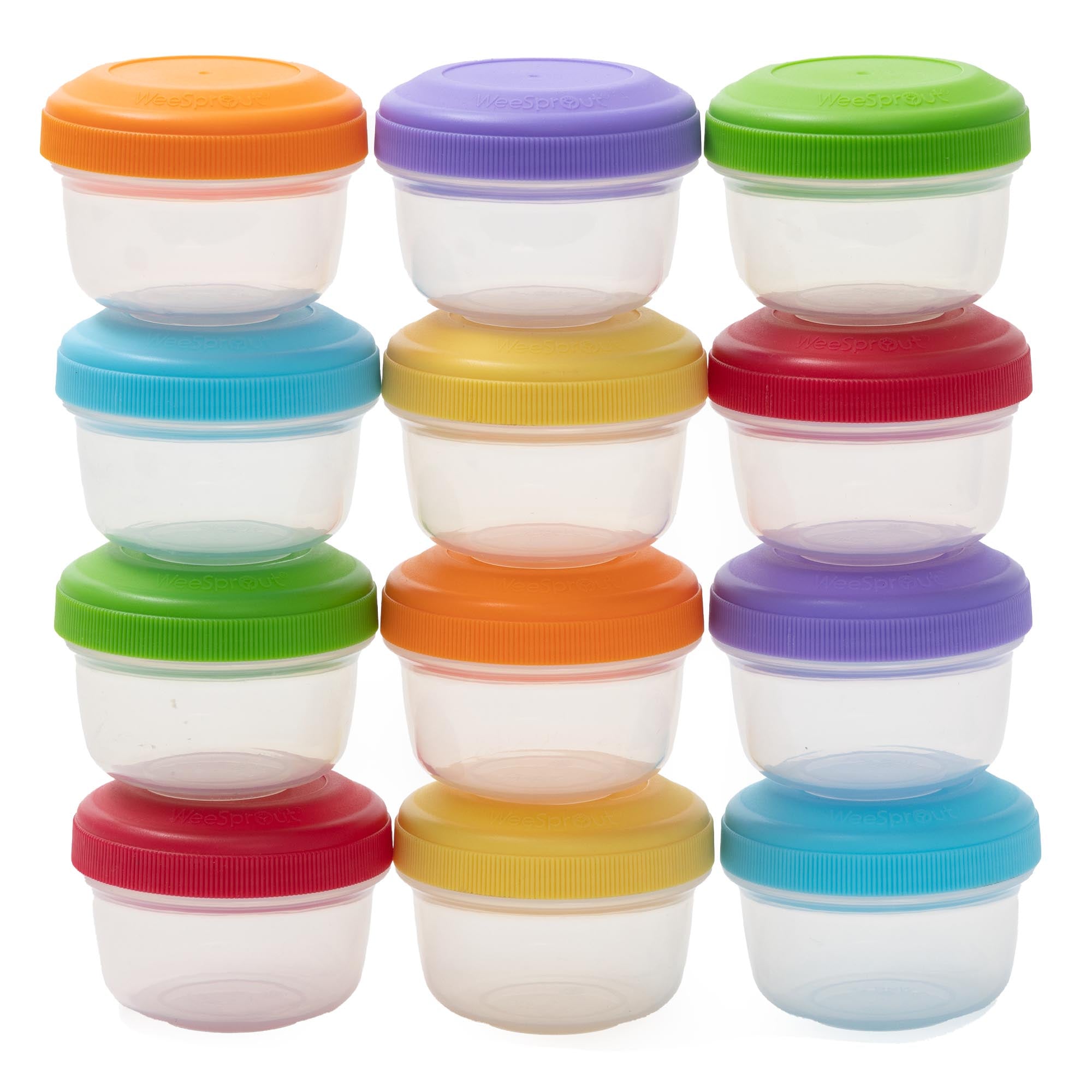 Small Plastic Food Containers 6pcs Mini Airtight Food Containers,