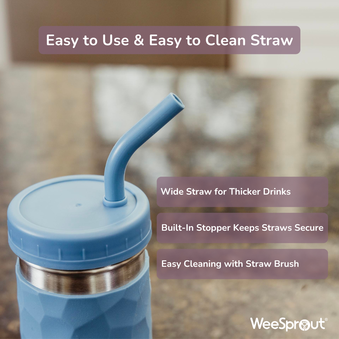 2-in-1 Stainless Steel Cups | WeeSprout