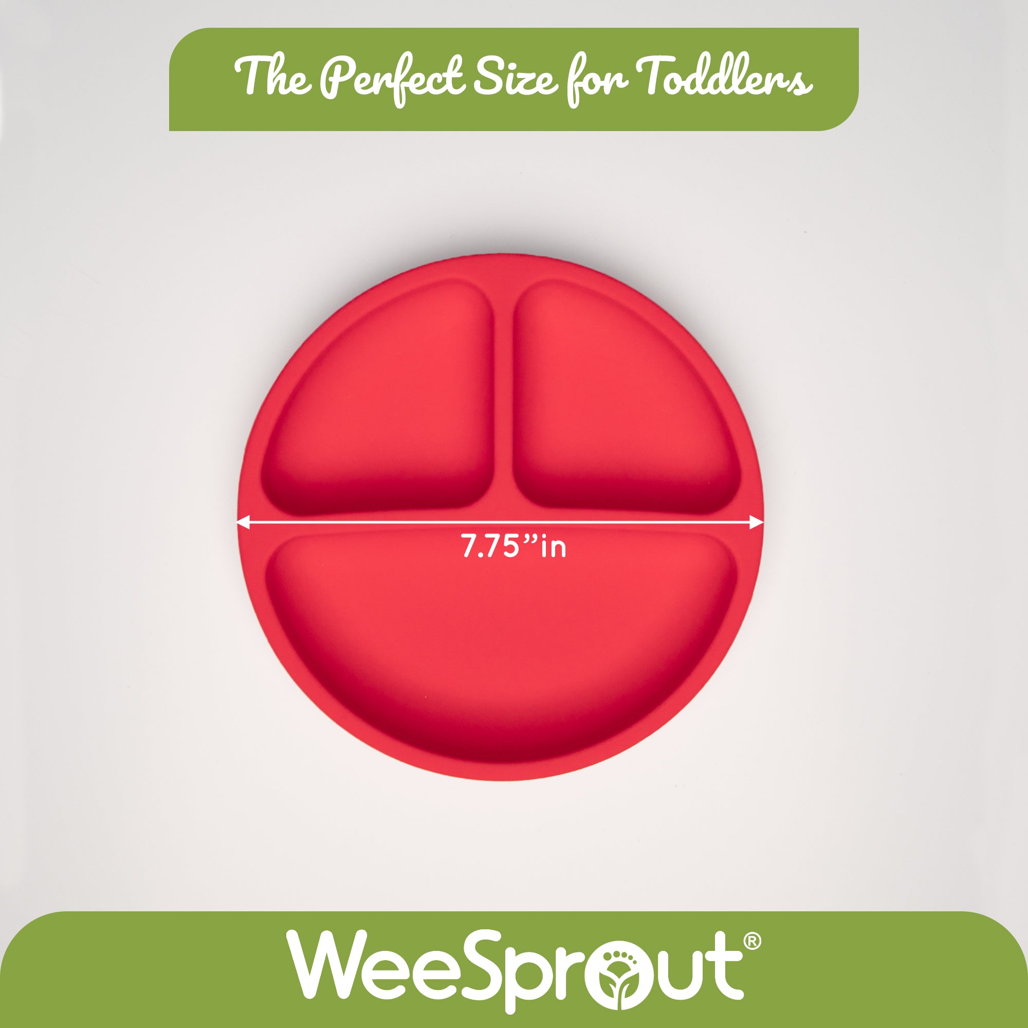 Silicone Suction Plates with Lids | WeeSprout